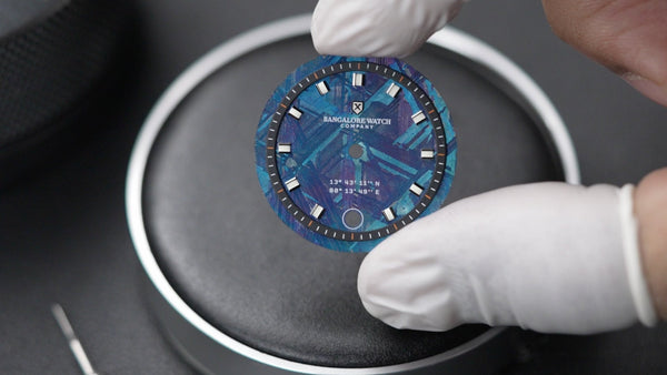 Wearing a Piece of the Universe: The Meteorite Dial – Bangalore Watch ...